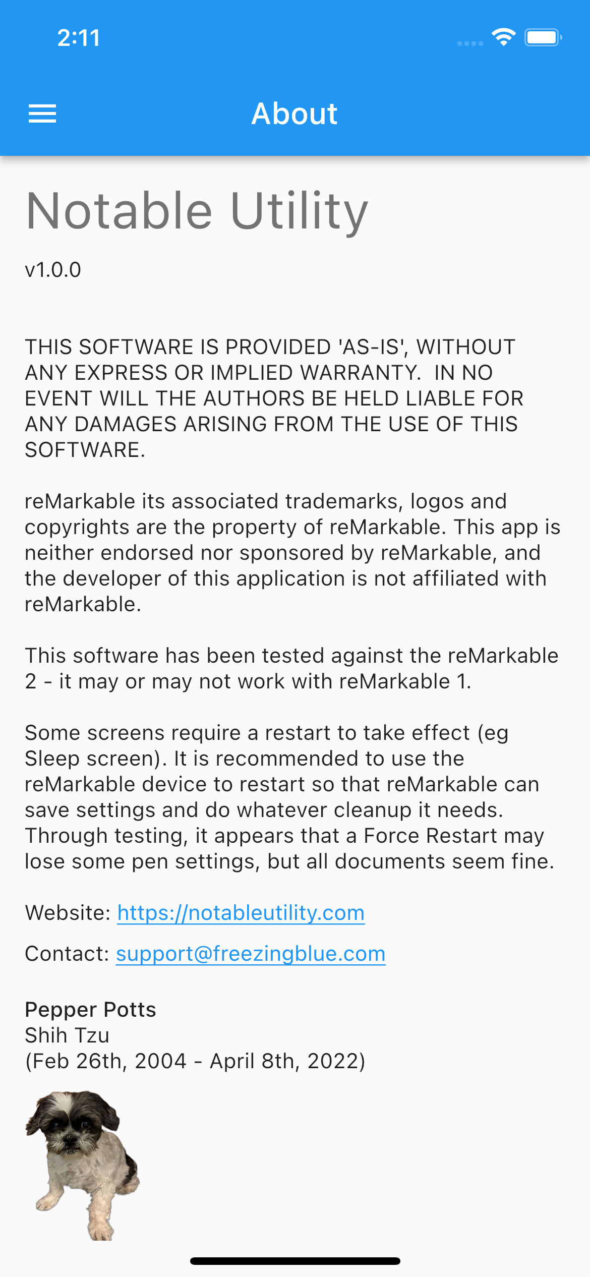 Notable Utility - Screenshots