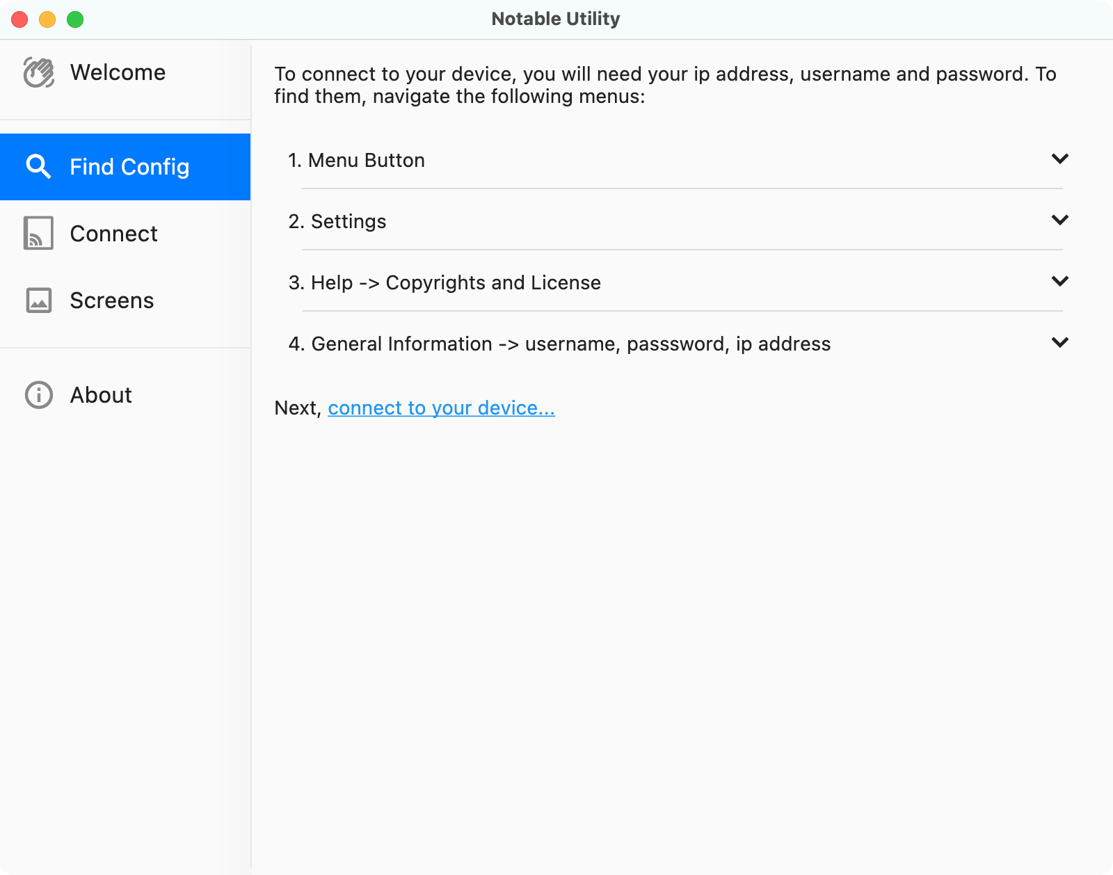 Notable Utility - Screenshots